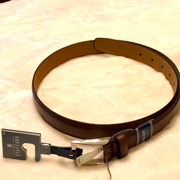 Stafford | Accessories | Stafford Mens Ultra Soft Belt | Poshmark
